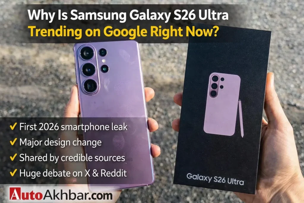 Why is Samsung Galaxy S26 Ultra leaked camera design trending today ...